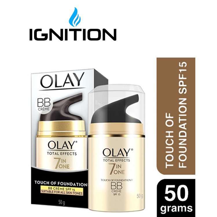 Olay Total Effects 7 in One Touch Of Foundation BB Creme SPF15 (50g ...