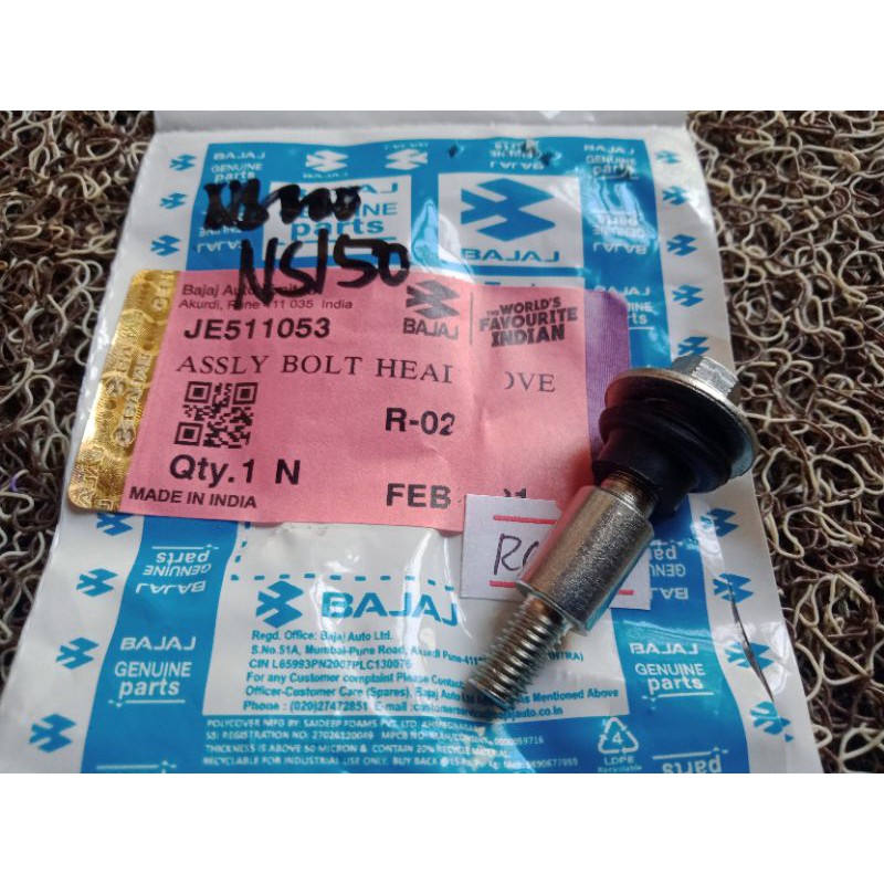 Cylinder Head Cover Bolt for Rouser NS150 (JE511053)(Assembly bolt ...