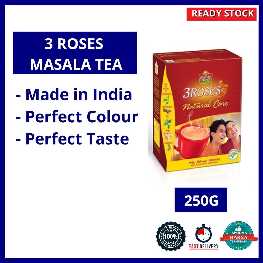 3 Roses TEA / TEA Powder - INDIAN MASALA TEA - 250g | Shopee Philippines