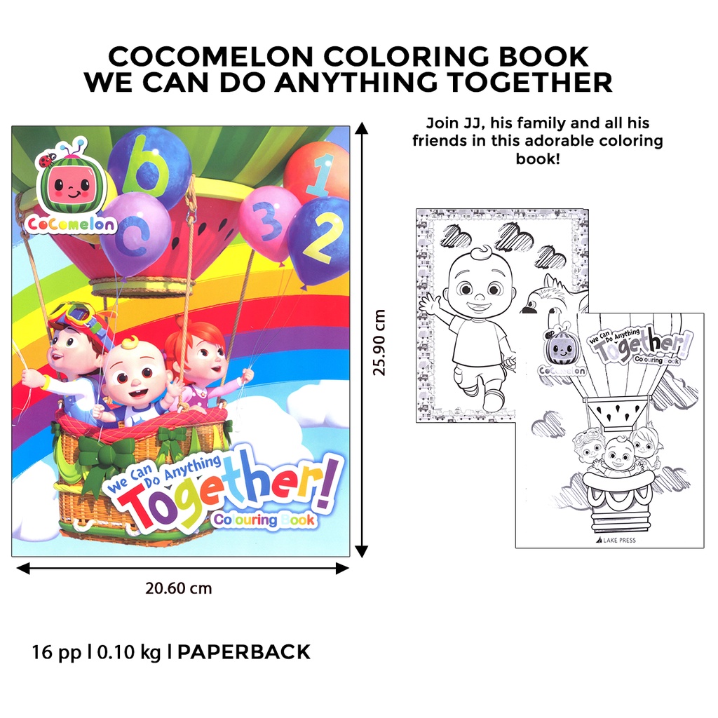 Cocomelon Colouring Books | Shopee Philippines