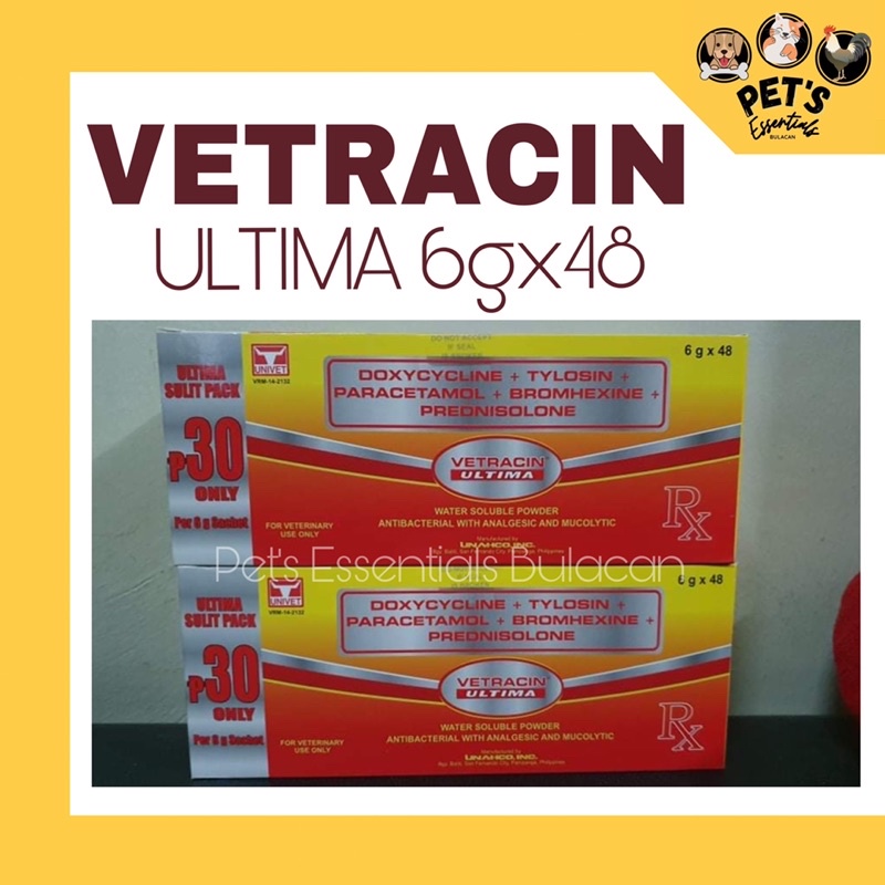 Vetracin Ultima 6 grams x 48pcs(NEW PRICE ) | Shopee Philippines