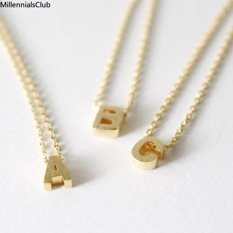 Simple And Versatile English Alphabet Collarbone Chain Necklace ...