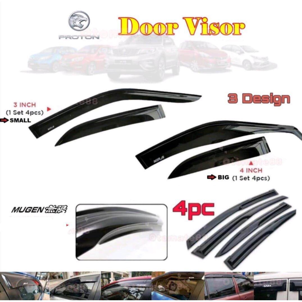 Perodua Window Door Visor Move Design Ativa Alza Axia Bezza Kancil ...