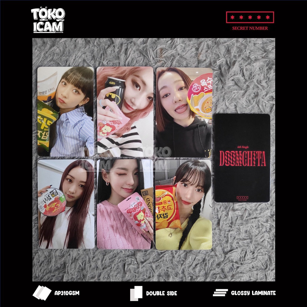 Photocard Secret Number | Doomchita selca selfie with snack | Dita ...
