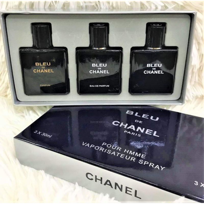 cod! authentic bleu de chsnel paris 3in1 set perfume perfume | Shopee ...