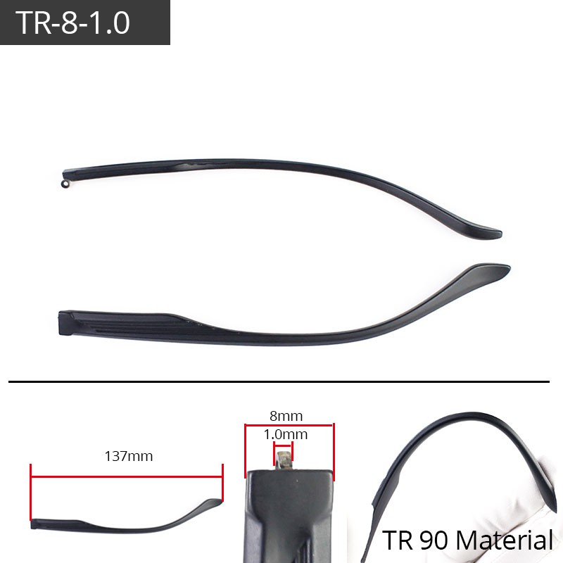 Glasses Temple Arm Tr90 Single Tooth Eyewear Spectacle Leg Repair Temples Arms Specs Legs For