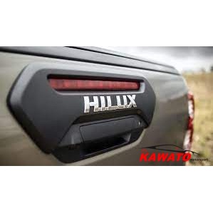 Hilux Rocco / Conquest 2016-2021 Tail Gate Cover Matte Black with Hilux ...