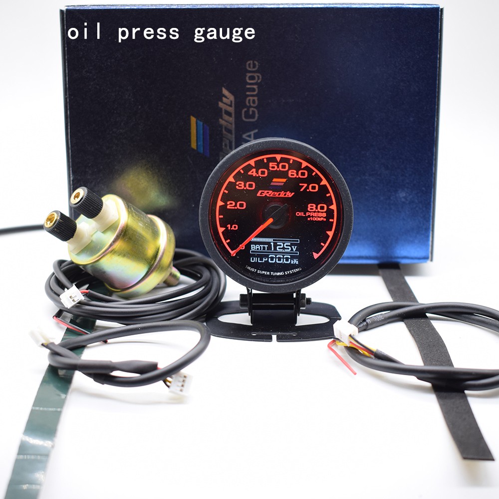 Greddy Racing Gauge 7 Color Multi D/A LCD Digital Display Meter Water ...