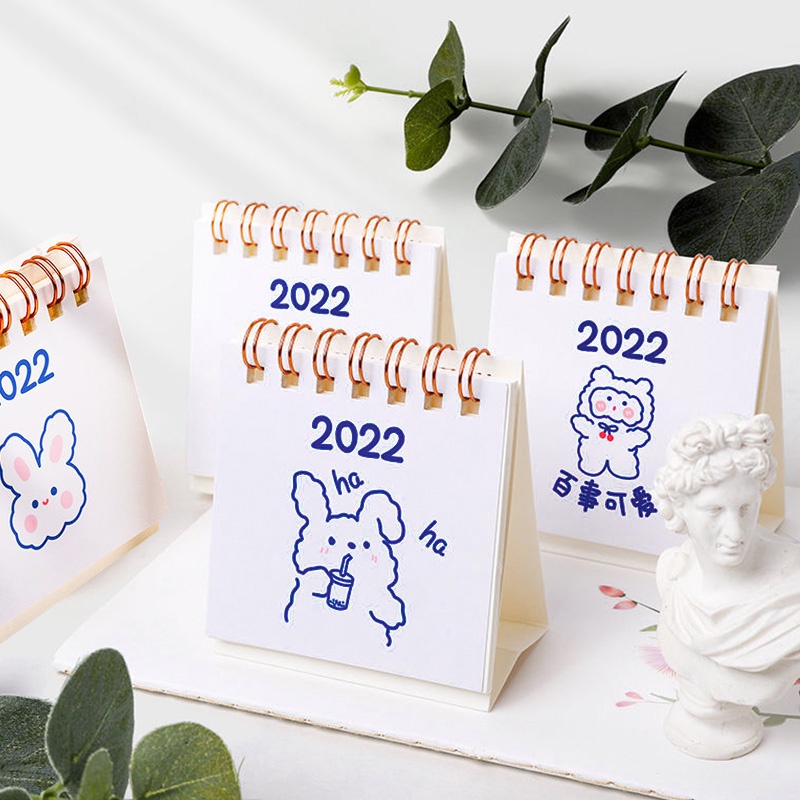 2022 Cute Mini Desk Calendar Office Study Schedule - Cute Mini Kaleder ...