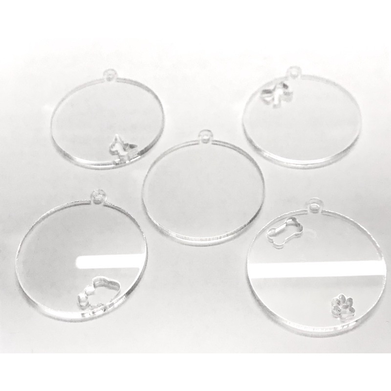 Clear Blank Acrylic Pet Tag, Dog tag, Cat tag| NC | Shopee Philippines