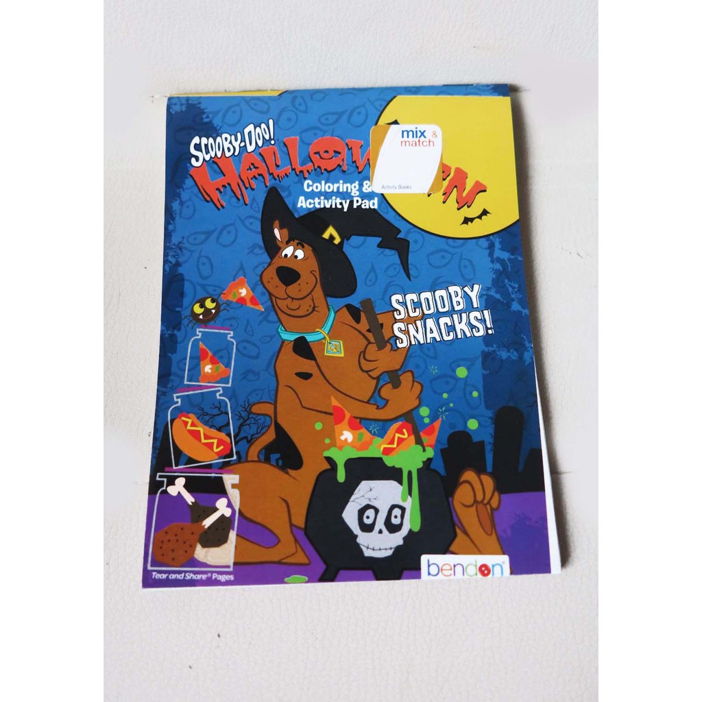 Scooby Doo Activity Book & Coloring Pad | Shopee Philippines