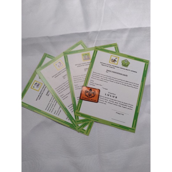 SIGN CERTIFICATE / LETTER PASS TKK SAKA BAKTI HUSADA | Shopee Philippines