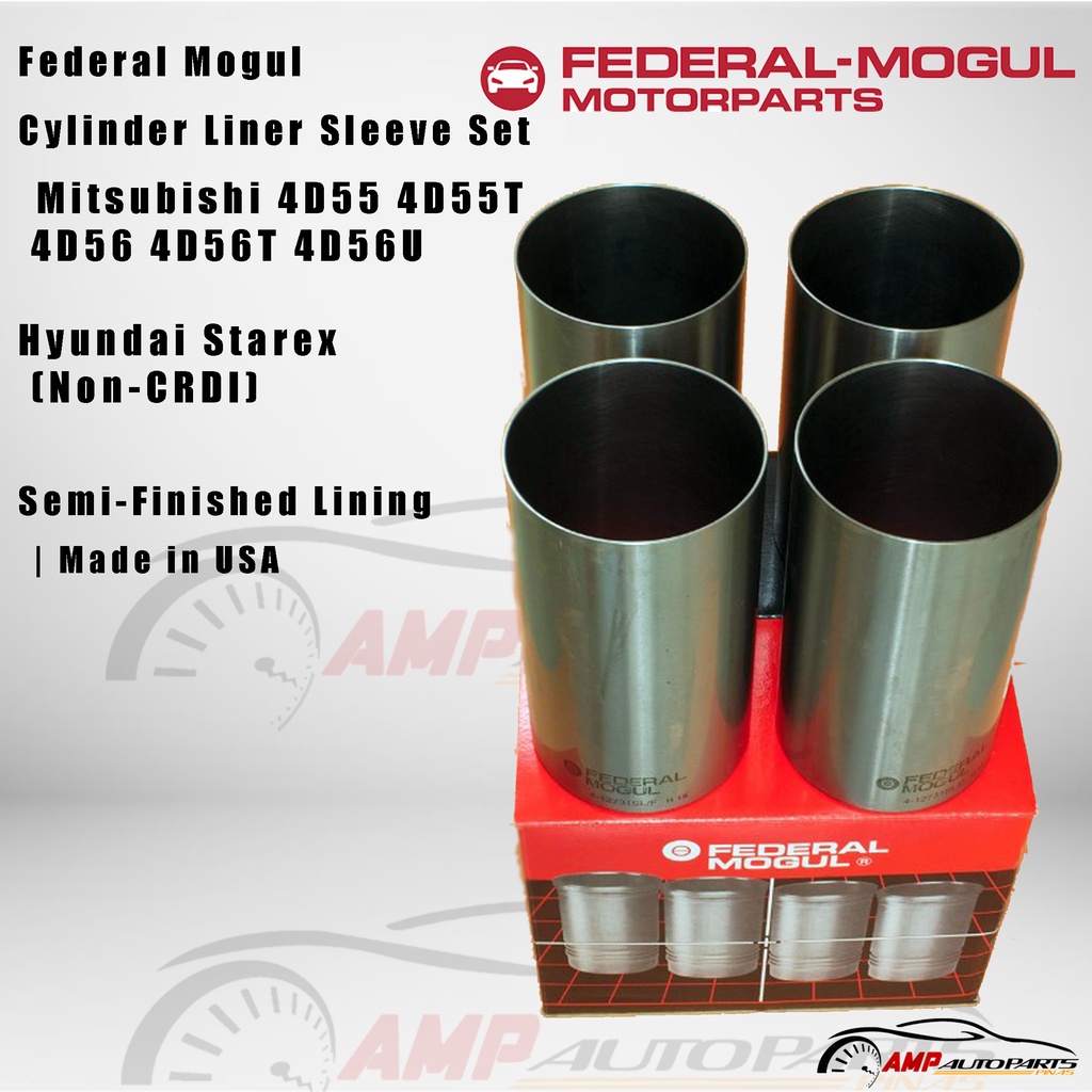 Federal Mogul Cylinder Liner Fit Mitsubishi 4D55 4D55T 4D56 4D56T 4D56U ...