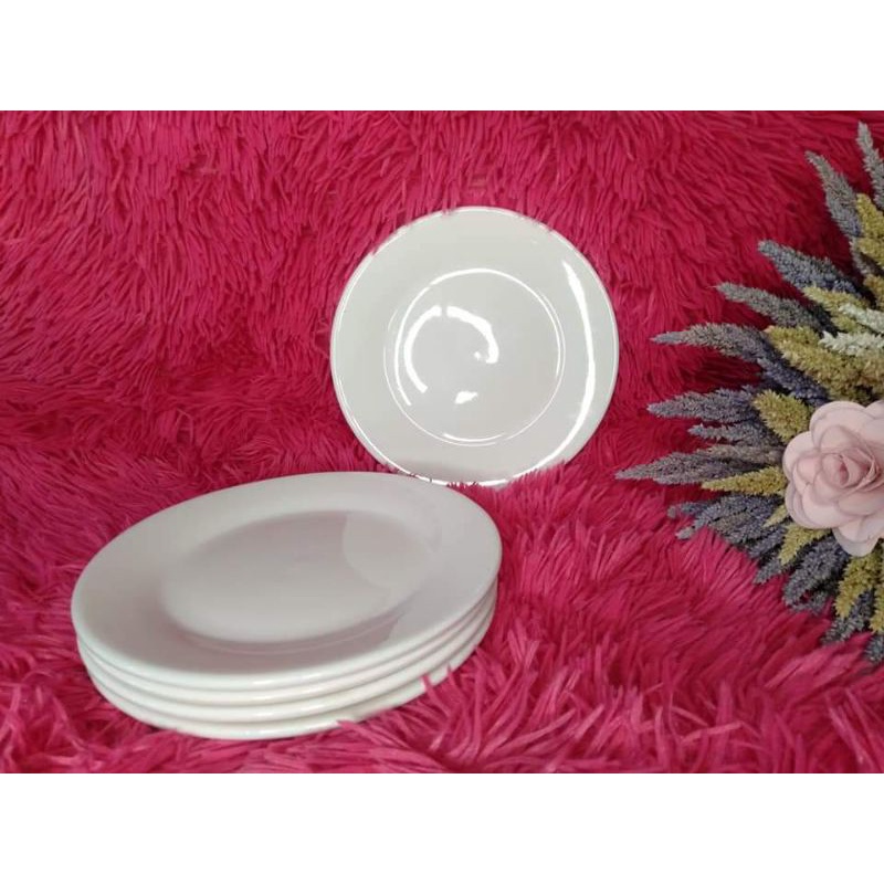Plain White Ceramic Plates | Shopee Philippines
