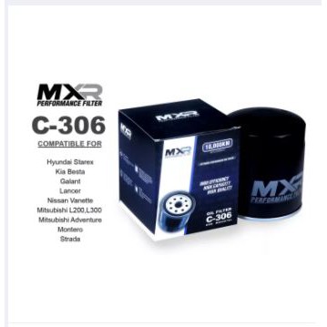 MXR OIL FILTER C-306 FOR Hyundai Starex Kia Besta Galant Lancer Nissan ...