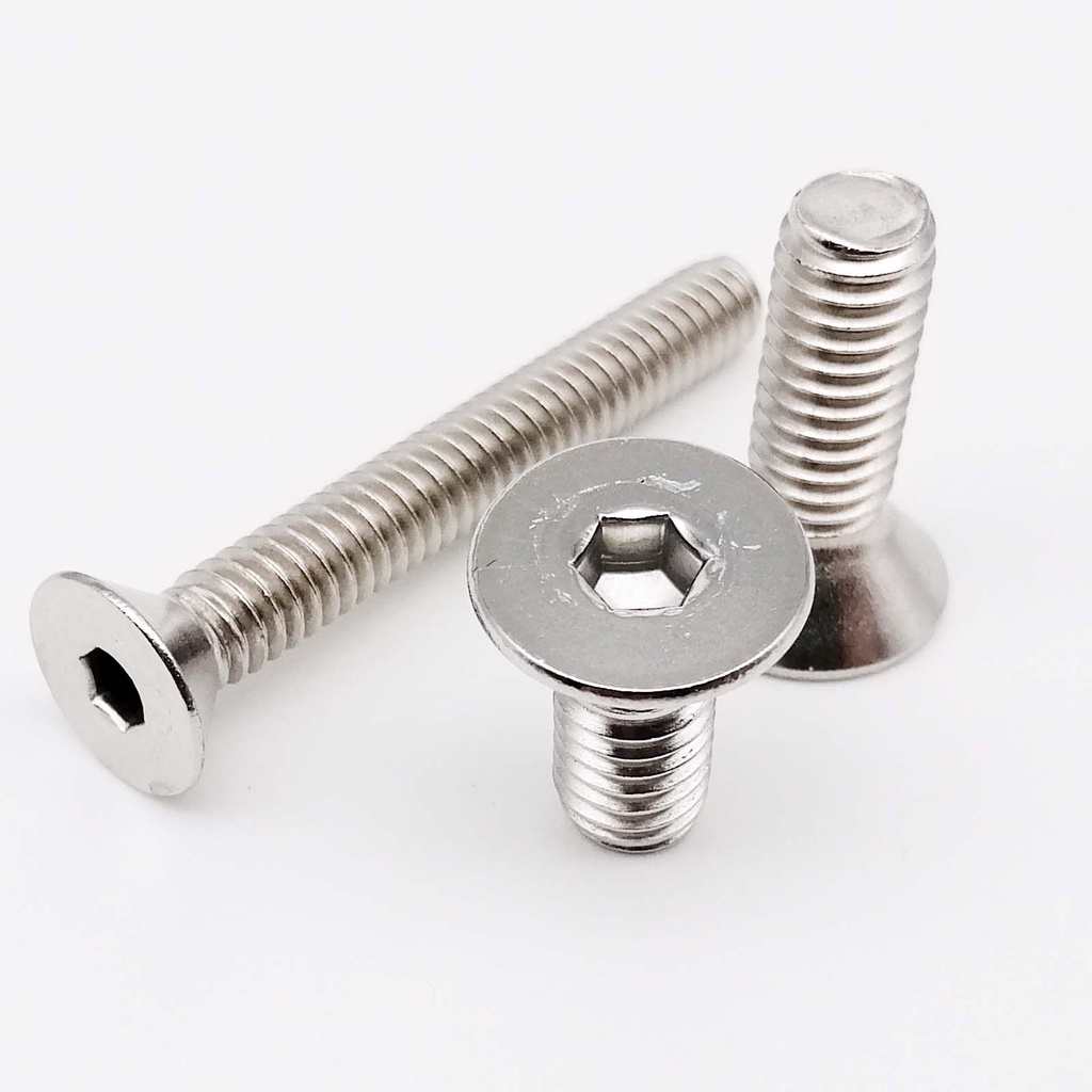 10pcs Unc 1 4 20 Us Coarse Thread 304 A2 Stainless Steel Hex Hexagon