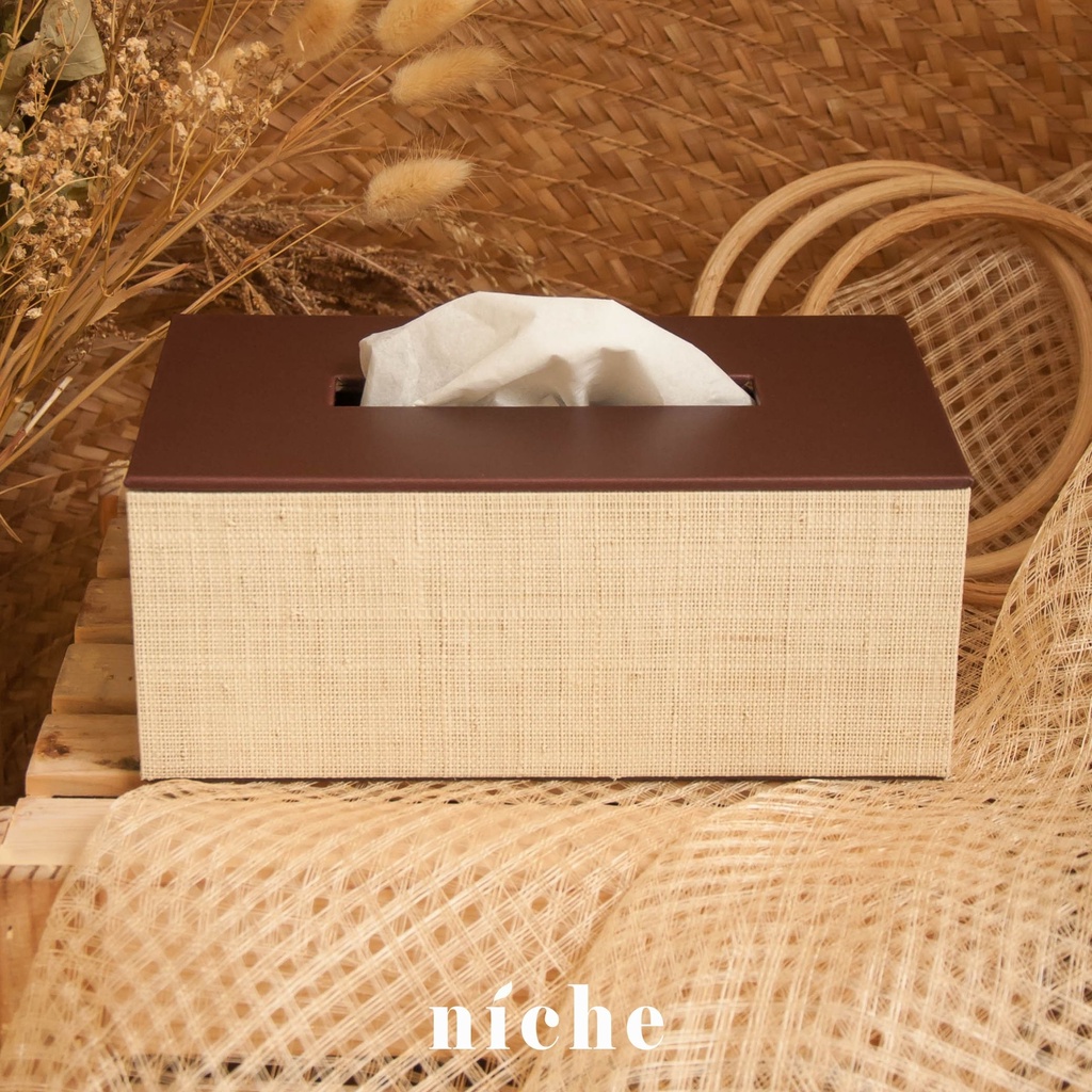 Muni Rafia Tissue Box (Tissue Holder / Organizer / Decor / Native ...