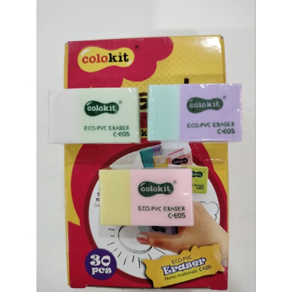 Colokit eco-pvc Eraser(30pcs) | Shopee Philippines