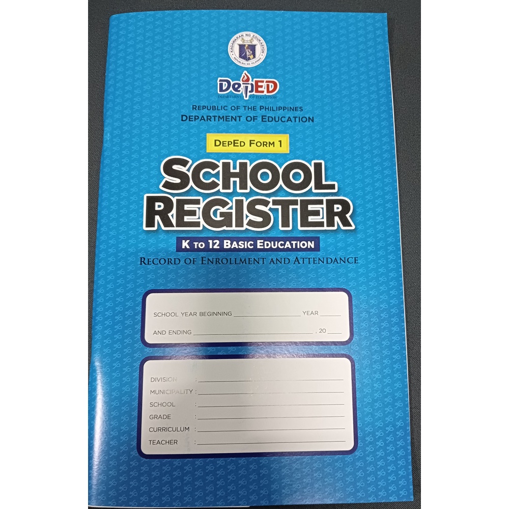 Form 1 School Register Book | Shopee Philippines
