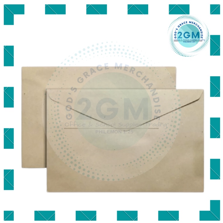 DOCUMENT BROWN ENVELOPE 150 LBS [PAPERFOX], SHORT & LONG, pack by 5's ...
