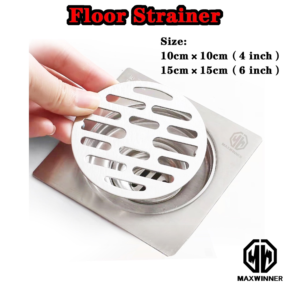 MAXWINNER Floor Strainer Stainless Steel Floor Drain Heavy Duty ...