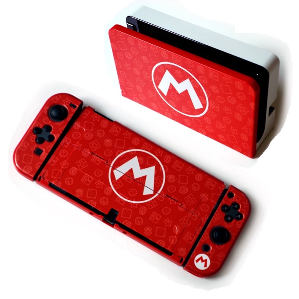New Dockable Case for Nintendo Switch oled 2021, mario hard Shell ...