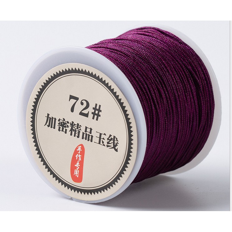 50m jade thread 0.8mm fine jade thread red braided thread red rope ...