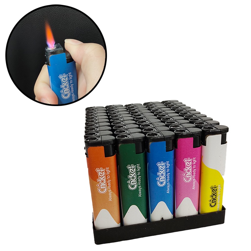 156-50pcs/1box Disposable Windproof Lighter | Shopee Philippines