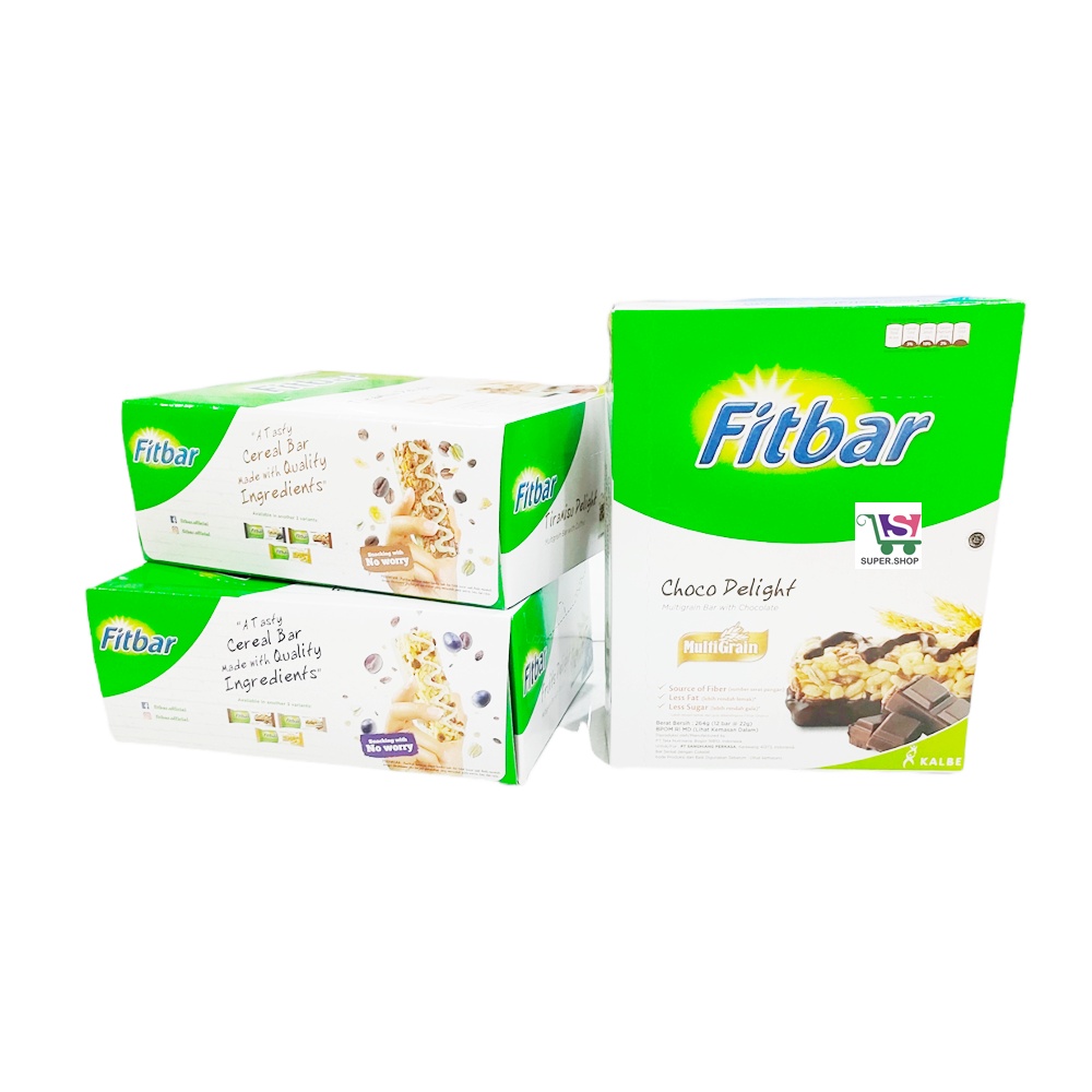 Fitbar Multigrain Oat Wheat Cheese Delight/Chocolate/Fruit/Tiramisu ...