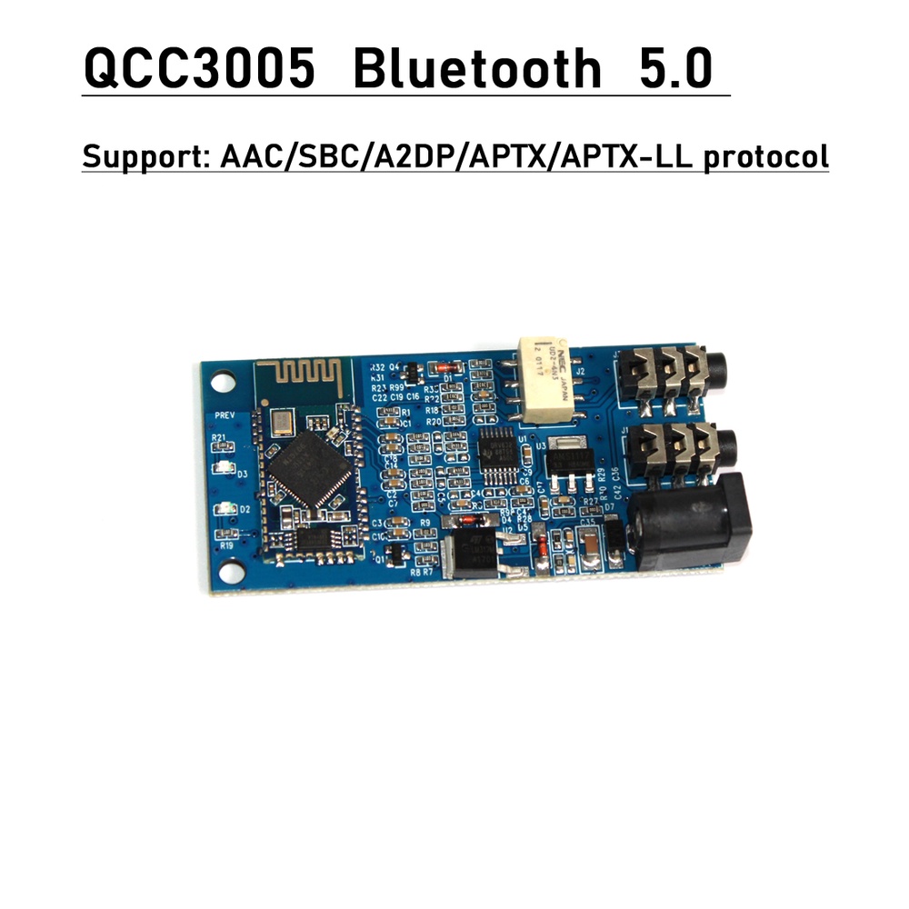 CSR8645 QCC3005 wireless Bluetooth Receiver Board Lossless APTX Audio Bluetooth Module AUX DIY ...