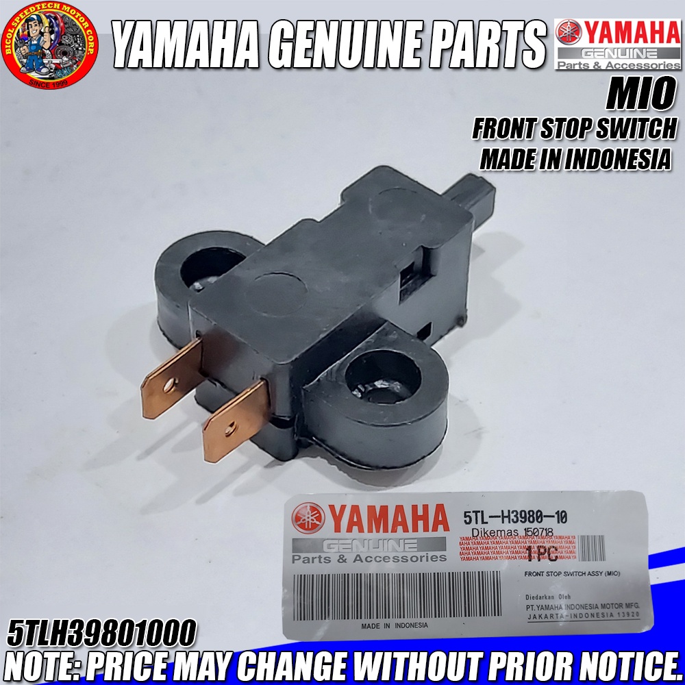 MIO FRONT STOP SWITCH MADE IN INDONESIA (5TLH39801000) | Shopee Philippines
