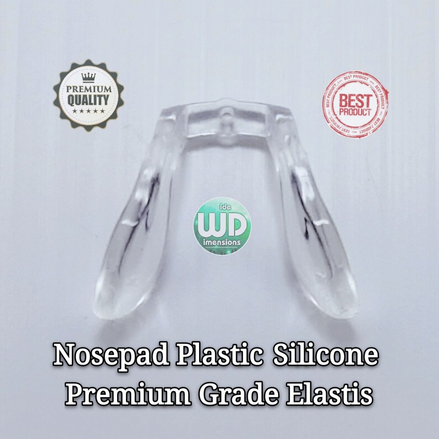 Nose Pad Glasses Nose Pad Plastic Silicone Elastic NosePad Arm Screw ...