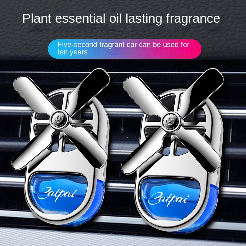 【XMT】Car Perfume Seat Perfume Small Fan Air Outlet Perfume Clip A Deer ...