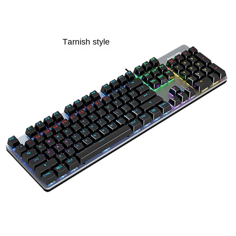 Philips official SPK8401 real mechanical keyboard blue axis e-sports ...