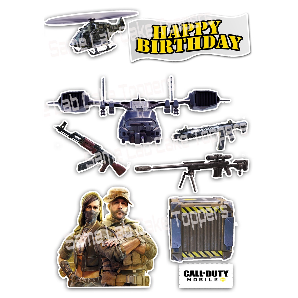 Call of Duty themed Cake topper | Shopee Philippines