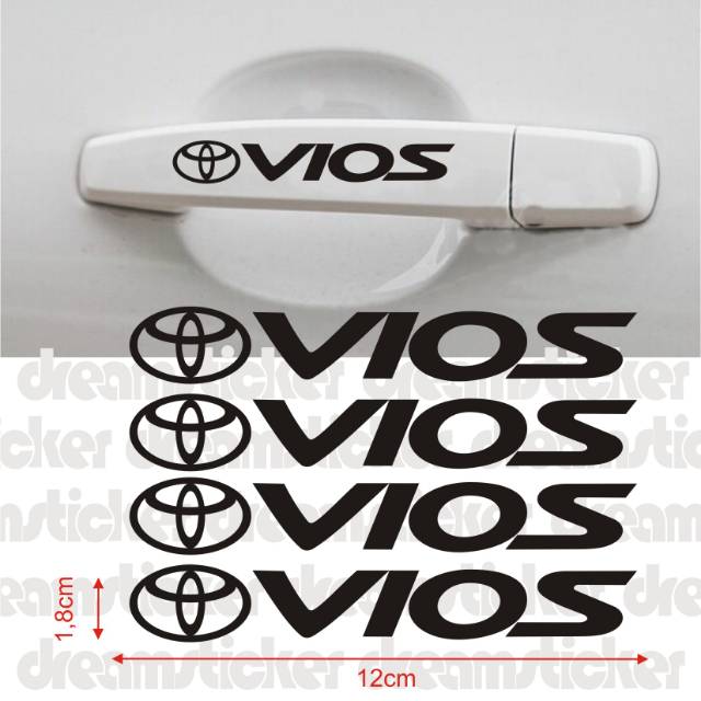 Toyota Vios Car Door Handle Door Handle Sticker Sticker | Shopee ...