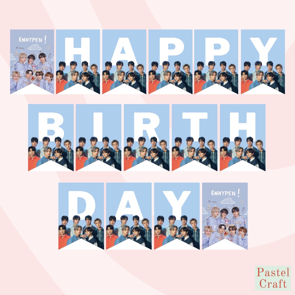 Enhypen Customized Banner (Message us before you order. Price is per ...