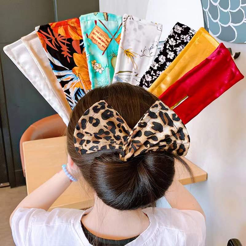 Rotating Hairband Lazy Hair Bow Tie Hairpin Magic Twist Clip | Shopee ...