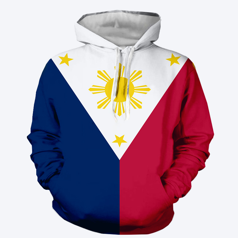 Philippine flag New Fashion Art 3D print hoodie casual T shirt summer ...