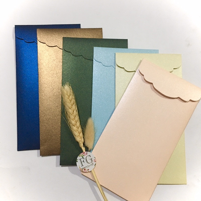 5pcs Pearl Angpau Money Envelope 9x17cm by fgpaper | Shopee Philippines
