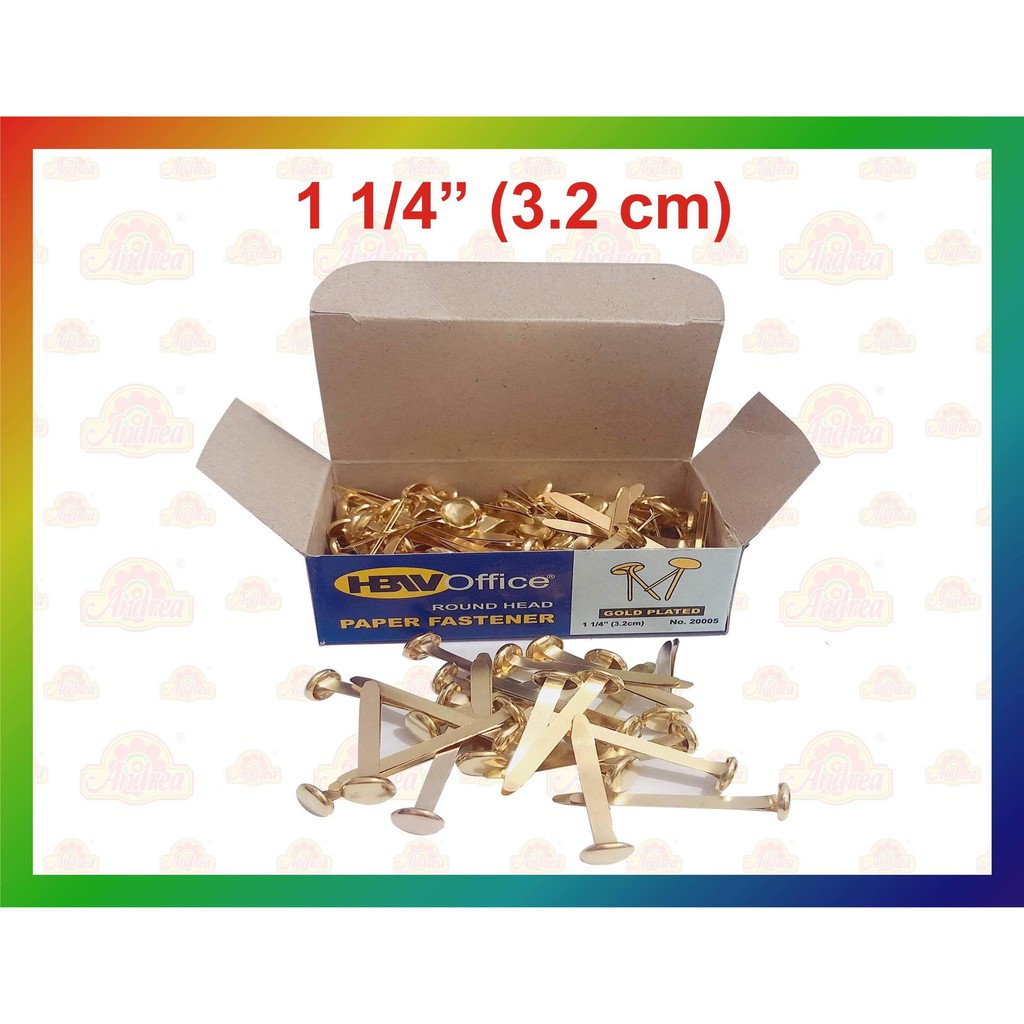 HBW Office Round Paper Fastener | ANDREA | Shopee Philippines