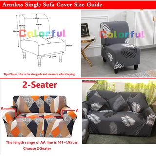 3pcs 45colors)Sala Set Cover 2pcs Armless Single and 1pc Regular ...