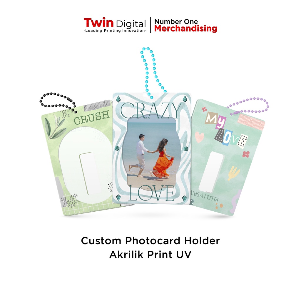 Twindigital Custom Design Photocard Holder Acrylic Print UV - Photo ...