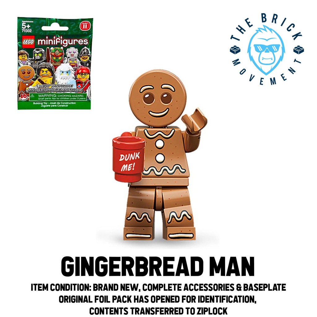 LEGO® Collectible Minifigure Series 11: Gingerbread Man Minifigure ...