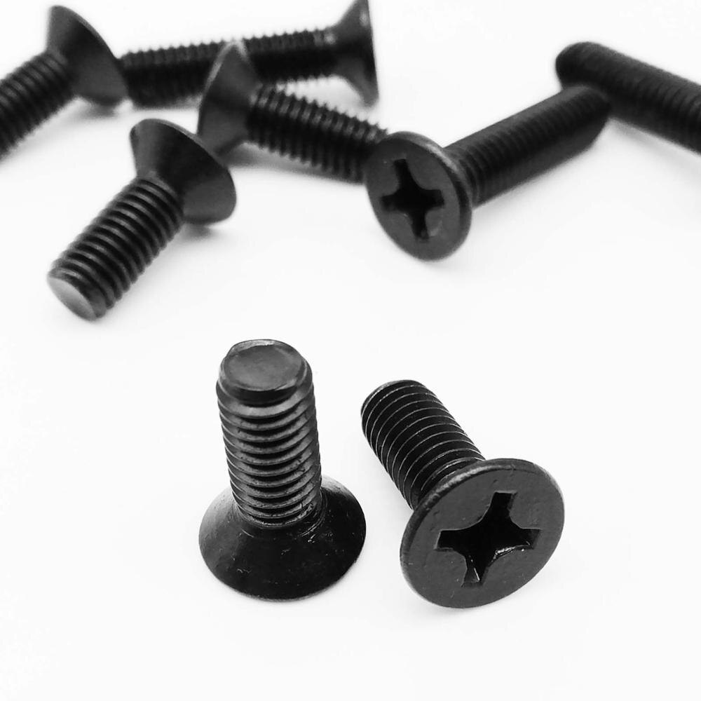 M1.2/M1.4/M1.6/M1.7/M2.5/M2/M3/M4 Black Oxide Phillips Cross ...