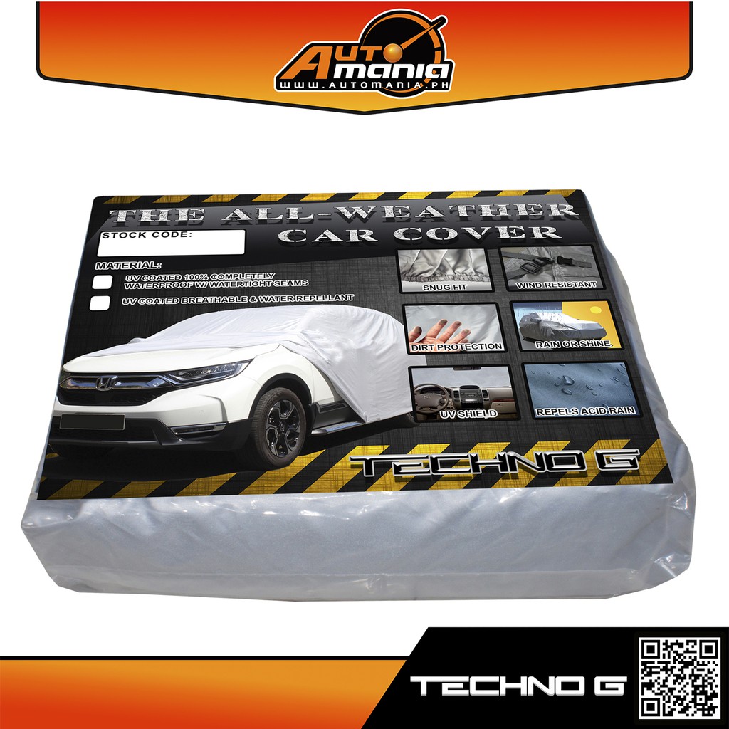 Techno G TG-CC1-AUV1 Japan Water-Repellant Semi-Custom Car Cover - AUV ...