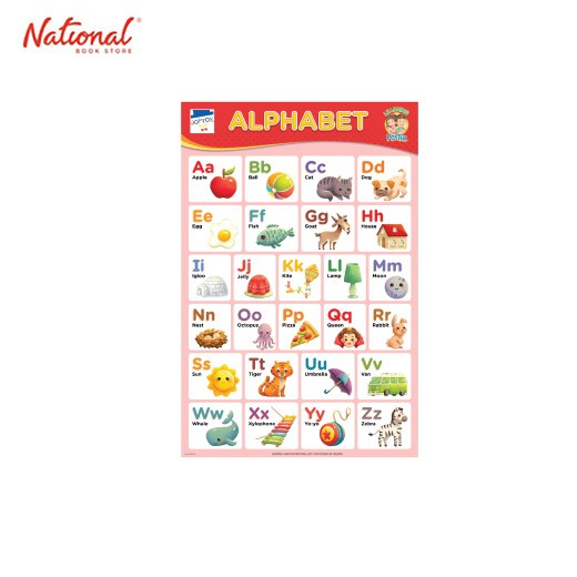 Alphabet Poster (Chart) National Book Store | Shopee Philippines