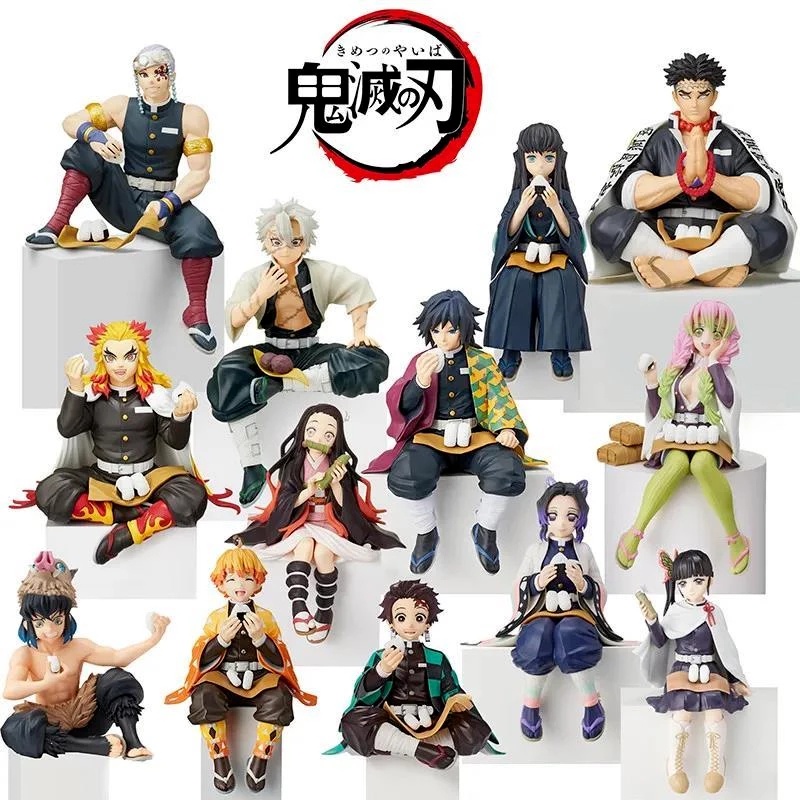 Demon Slayer Kimetsu No Yaiba Sitting Position Rice Ball 10cm Anime ...