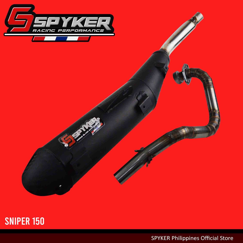 SPYKER PIPE V3 FOR SNIPER 150 FULL SYSTEM EXHAUST | Shopee Philippines