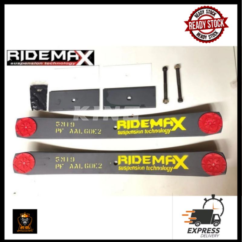 RIDEMAX ADD A LEAF HD SERIES 4x4 leaf spring Lift up 2'' HILUX NAVARA ...
